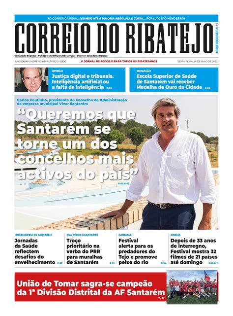 Capas Dos Jornais Locais E Regionais Tomar Na Rede