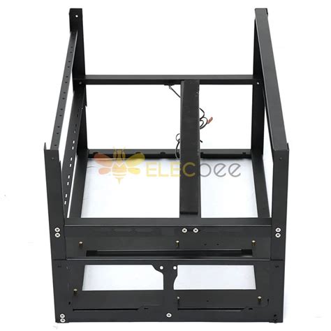 Aluminum 8 Gpu Mining Frame Case Open Air Mining Rig Frame Case