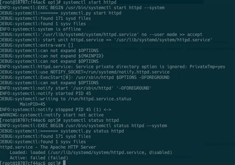 can not start the service when reboot · issue 137 · gdraheim docker