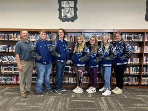 The Top 10 Of The Sophomore Class Were Presented With Their Letterman
