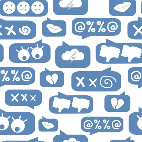 320 Cyber Bullying Pattern Stock Illustrations Royalty Free Vector