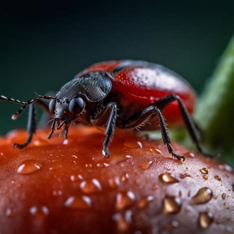 Premium Ai Image Close Up Ladybug