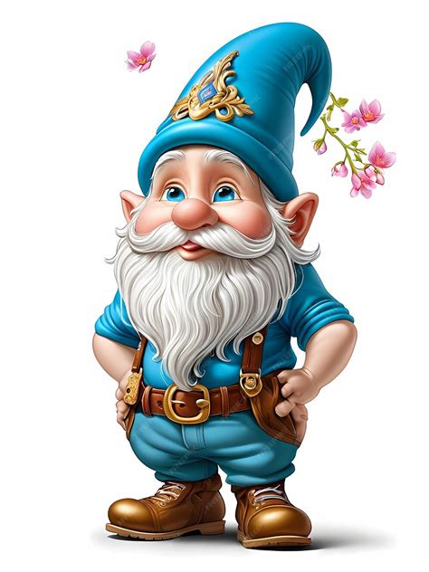 Una Caricatura De Un Enano Fantasía Enano Lindo Enano De Dibujos Animados En 3d Aislado Enano De