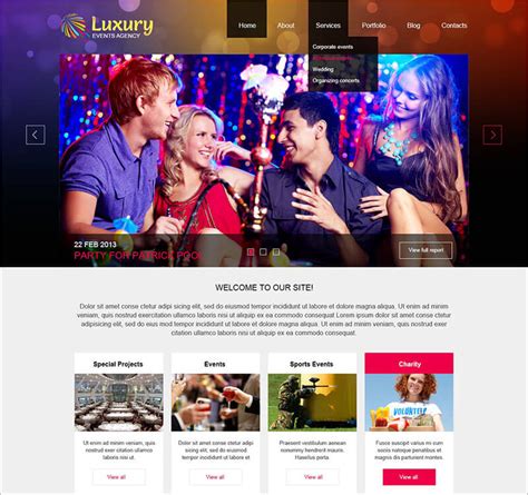 10 Best Event Management Joomla Templates Free Website Themes
