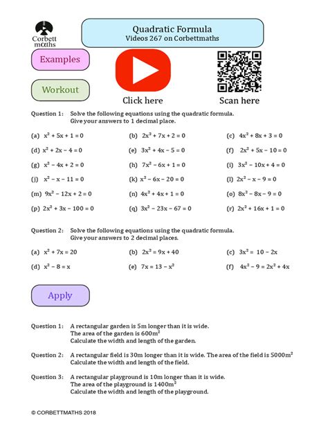 Quadratic Formula Pdf Quadratic Equation Algebra
