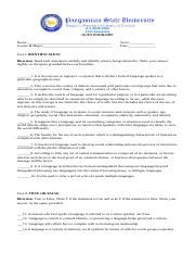 GROUP 5 QUESTIONNAIRE Introduction To Linguistics Docx A Y 2022 2023