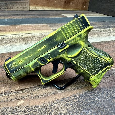 Glock 27 Law Enforcement Trade In Cerekote Distressed Lemon Zest Used
