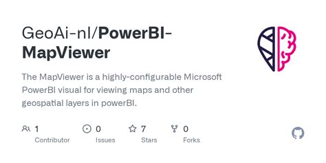 Github Geoai Nlpowerbi Mapviewer The Mapviewer Is A Highly Configurable Microsoft Powerbi