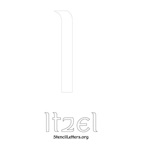 Free Printable Name Initial Stencils Stencil Letters Org