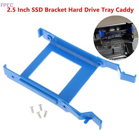 Fpec 25 Inch Ssd Hard Drive Disk Rack Bracket Hdd Tray Caddy Wscrew