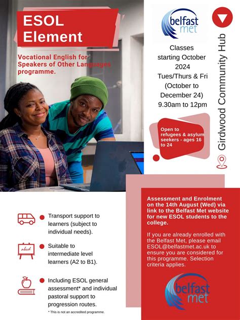 Esol Ni Update On English Learning Sector Stronger Together Northern Ireland