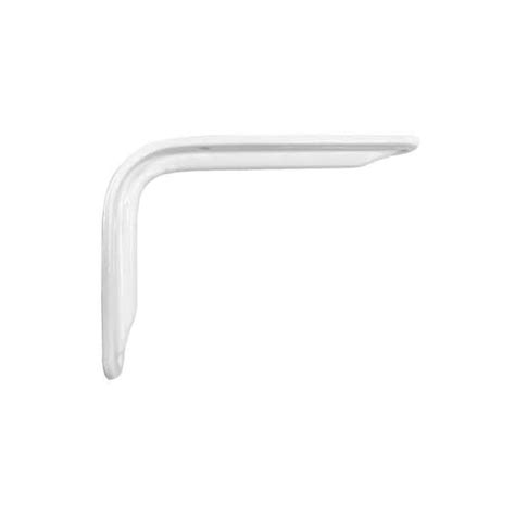 Everbilt 8 In White Ridge Steel Shelf Bracket 25220PHLHD The Home Depot