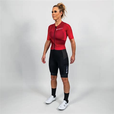 Pro 1 Evo Gravel Suit Womens Red Nopinz