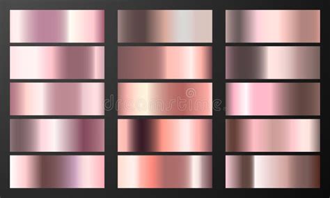 Chrome Color Gradient Palette Stock Vector Illustration Of Chrome Award 198427342