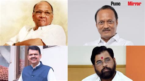 Sharad Pawar Cm Eknath Shinde And Both The Deputy Cms To Share The