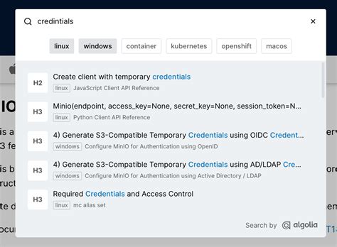Replace Algolia Docsearch With Instantsearch By Rushenn Pull Request