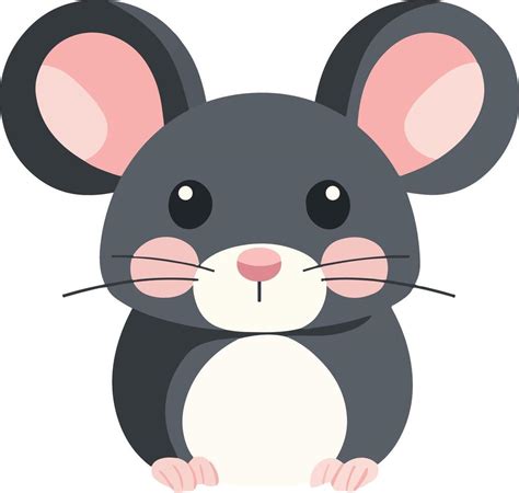 Cute Simple Mouse Clipart 52237642 Vector Art At Vecteezy