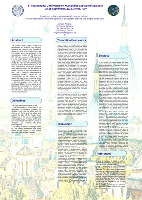PDF Pluralism Unity Or Uinqueness In Labour Unions A Historical