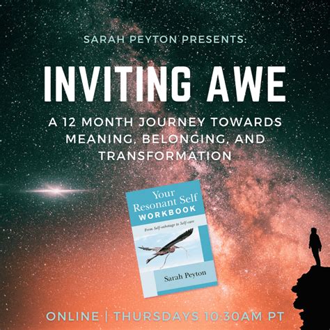 Inviting Awe A 12 Month Journey Towards Meaning Belonging And