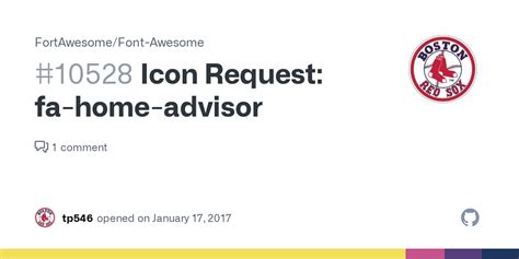 Icon Request Fa Home Advisor · Issue 10528 · Fortawesomefont Awesome