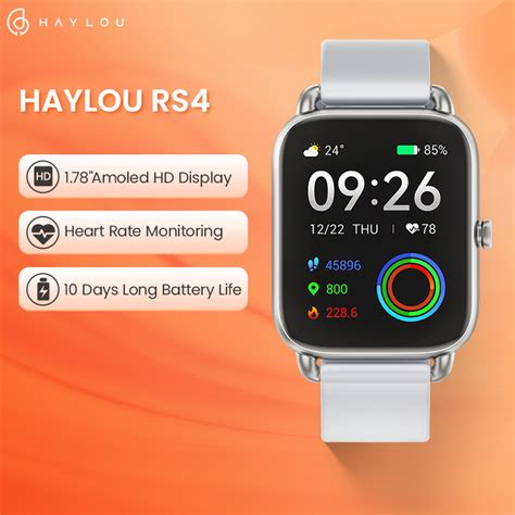 HAYLOU RS4 LS12 Relógios Esportivo Inteligente Hd Tela AMOLED de 1 78