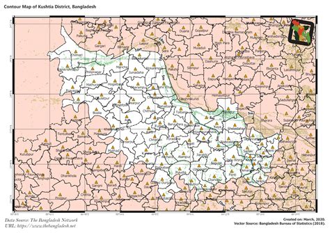 Kushtia District Upazila Wise Mouza Maps And Information