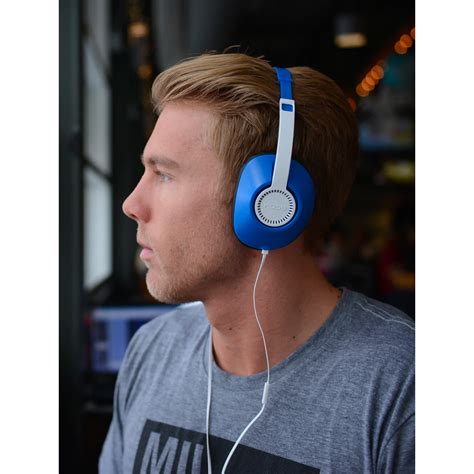 Koss Ur23ib Blue Over Ear Headphones With In Line Microphone