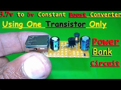 DIY Power Bank Circuit V Boost Converter