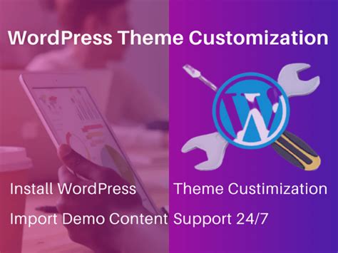 install theme setup website and website customization upwork