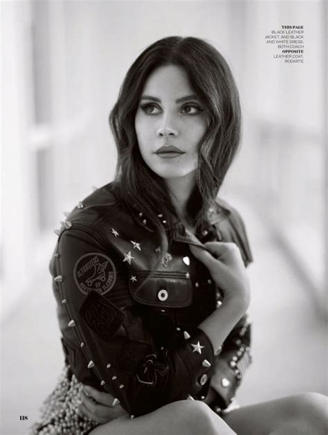Lana Del Rey Poses In Glam Styles For Elle Uk