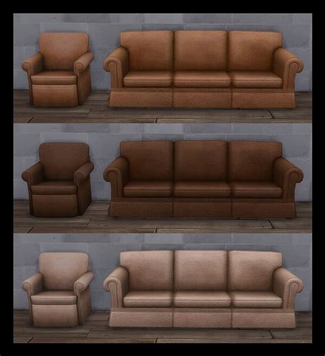 Sofa And Living Chair In Matching Leather By Simmiller From Mod The