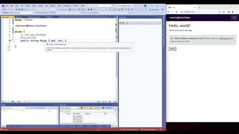 Learning Blazor As A Beginner 09 Parameters Youtube