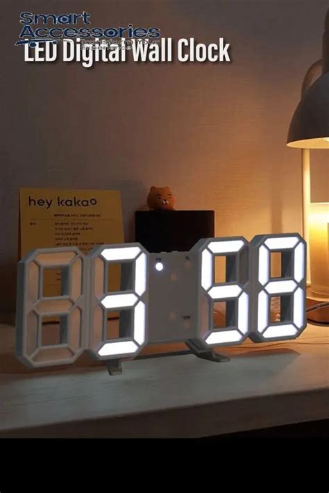 3d Led Digital Clock Smart Accessories Pk