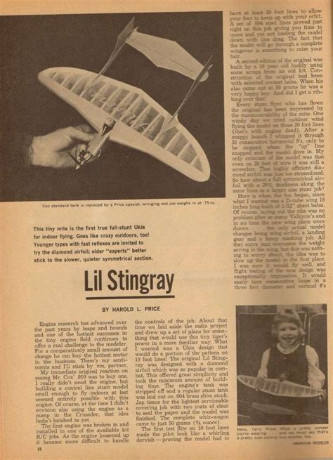 020 Powered Control Line Lil Stingray
