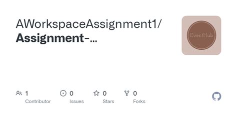 Github Aworkspaceassignment1assignment Documentation