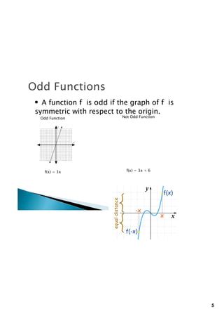 Even And Odd Functions Notes PDF Physics Science