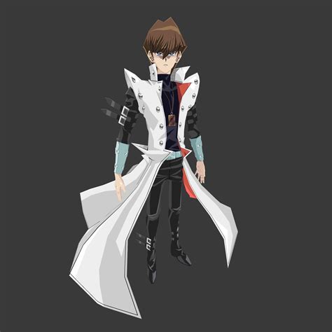 3d Model Seto Kaiba Yugioh Duel Links Vr Ar Low Poly Cgtrader