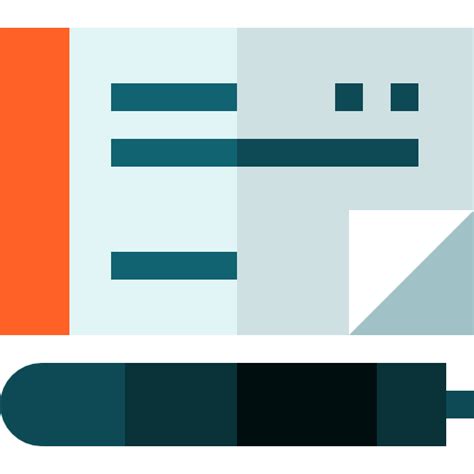 Check Basic Straight Flat Icon