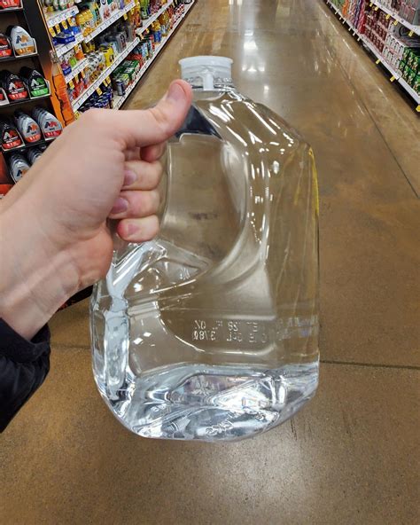 This Crystal Clear Gallon Jug Of Water Roddlysatisfying