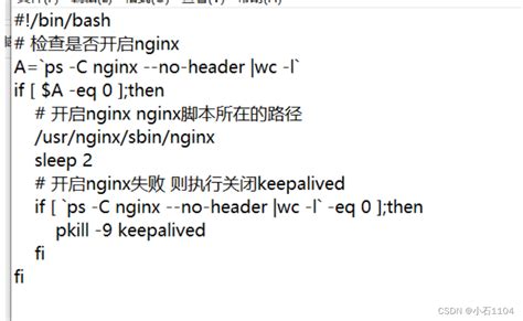 nginx的核心功能和nginx的高可用 CSDN博客