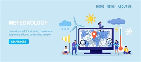 Premium Vector Meteorology Geophysics Weather Prediction