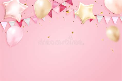 Party Holiday Birthday Background Vector Illustration Stock