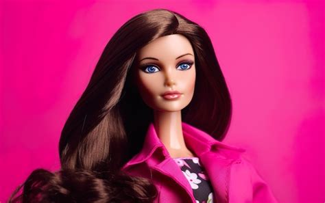 Barbie Face Brown Hair