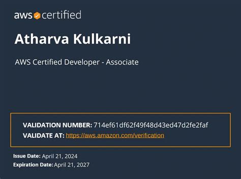 atharva kulkarni on linkedin aws awscloud awsdeveloper awscertified