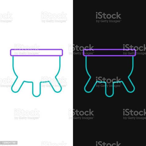 흰색과 검은색 배경에 격리된 라인 Udder 아이콘입니다 다채로운 개요 개념 벡터 가정 생활에 대한 스톡 벡터 아트 및 기타