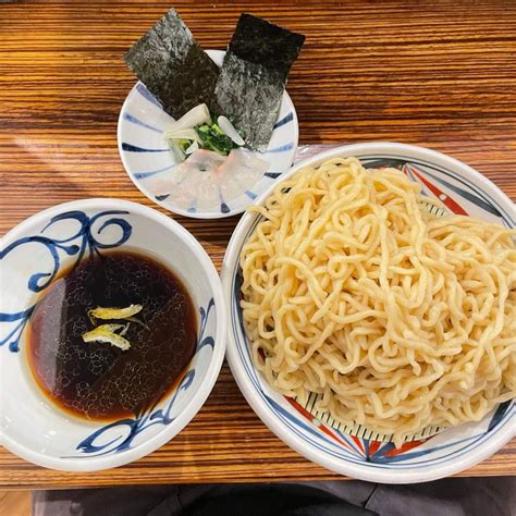 麺鮮醤油房 周月｜天然桜鯛の醤油つけそば（大400g）、割りめし広島市中区