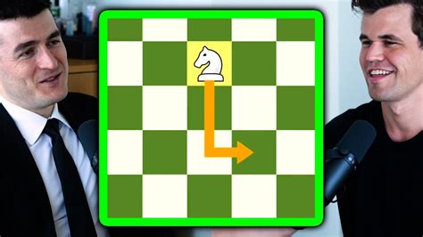 How Does The Knight Move In Chess Magnus Carlsen And Lex Fridman