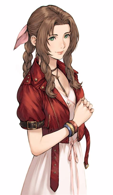 Aerith Gainsborough Final Fantasy And 2 More Drawn By Makimurashunsuke Danbooru