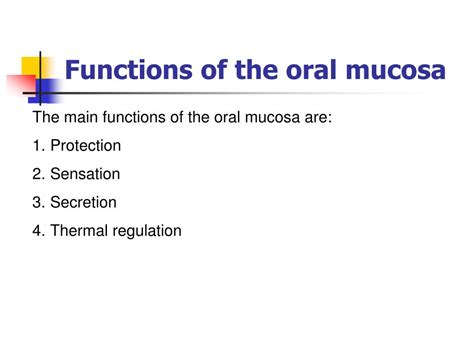 Ppt Oral Mucosa Powerpoint Presentation Free Download Id5795680