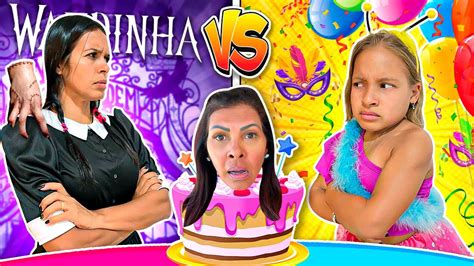 Gatinha das Artes e o Aniversário Surpresa da Wandinha Happy Birthday Surprise Party YouTube